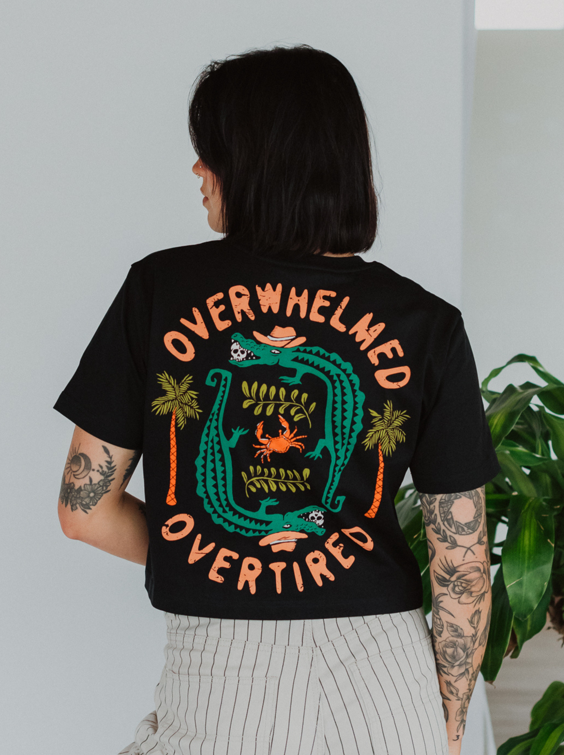 Overwhelmed & Overtired T-Shirt | Octopied Mind – Octopied Mind Inc.