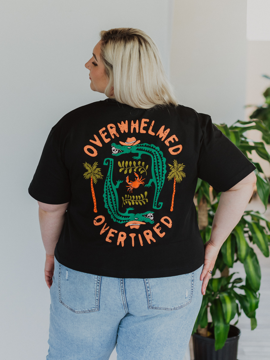 Overwhelmed & Overtired T-Shirt | Octopied Mind – Octopied Mind Inc.